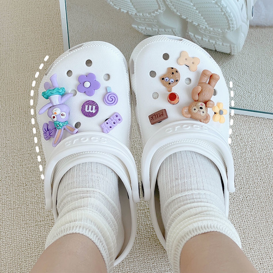Disney Button Shoes Charm -croc /jibz /Button croc /Charm/DIY-Cute ...