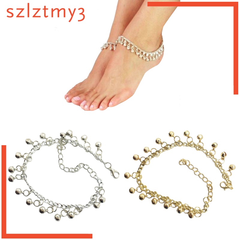 [ Barefoot Belly Dance Dangle Bell Anklet Bracelet Body | Shopee ...