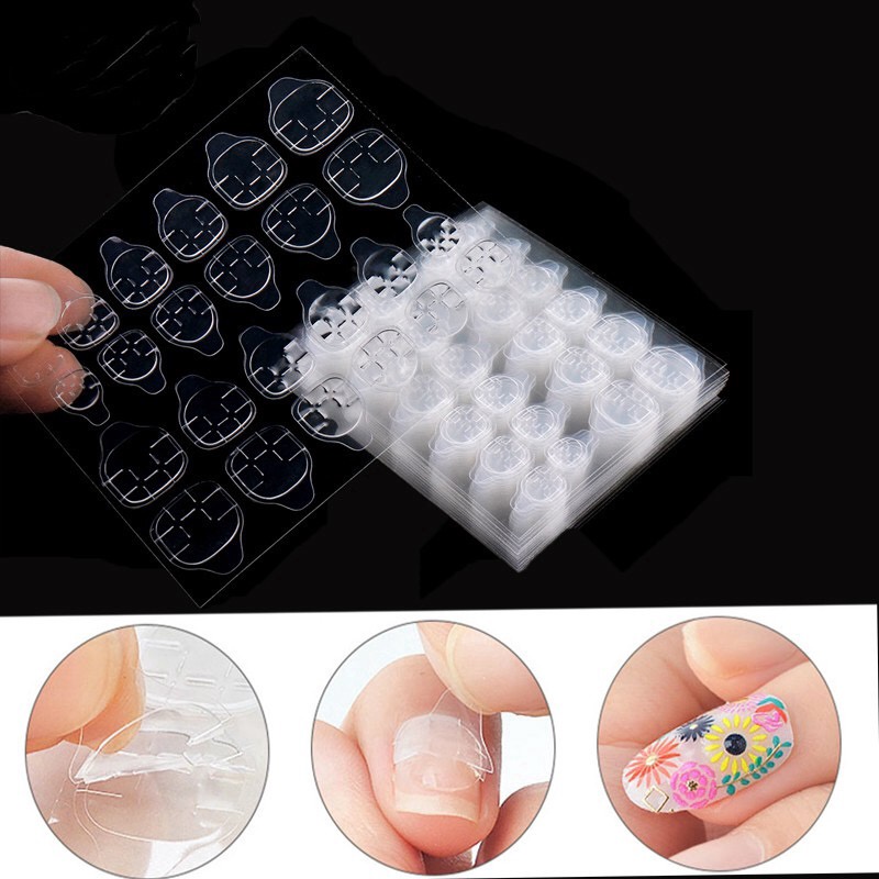 24p Long-Lasting And Highly Sticky Magic Paste Bride Wear Nail Fake ...