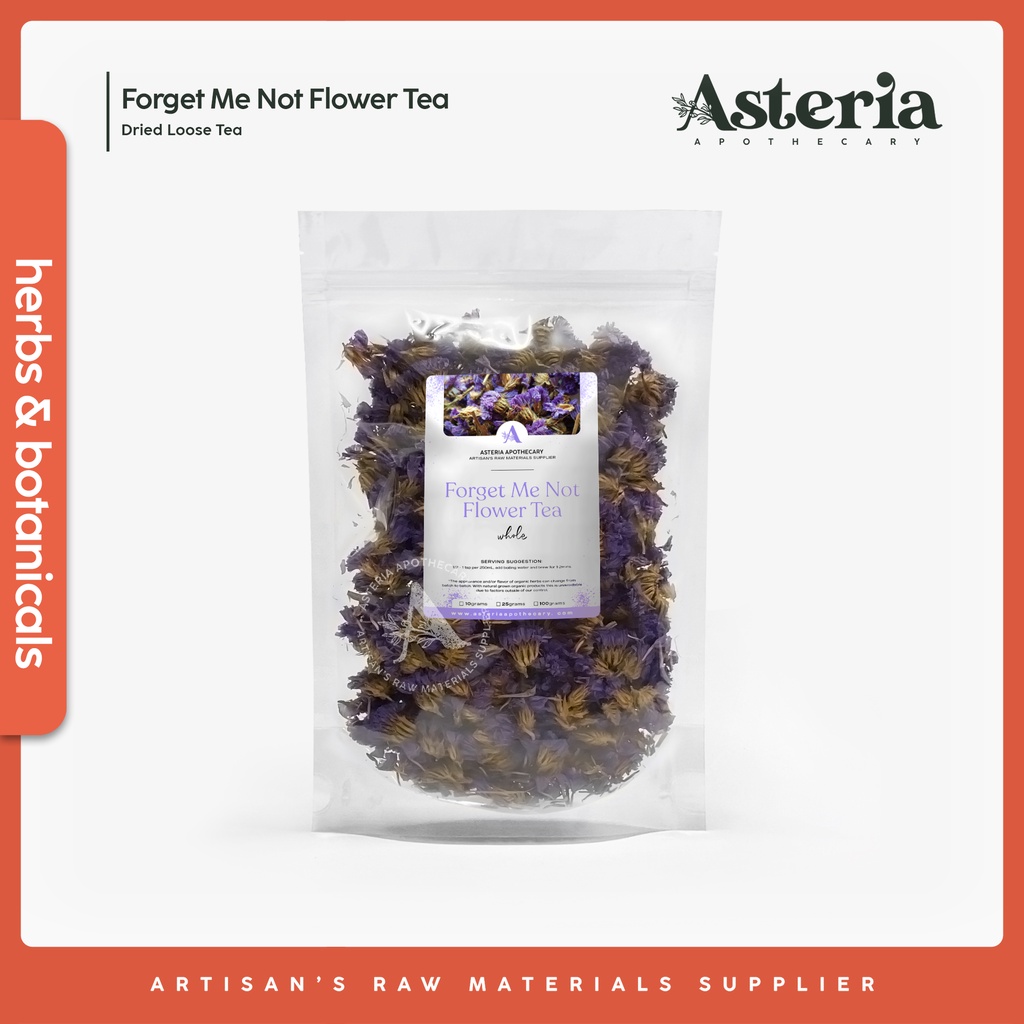 Dried Forget Me Not Loose Tea | Herbal Tea | Tisanes | Flower Tea 100g ...