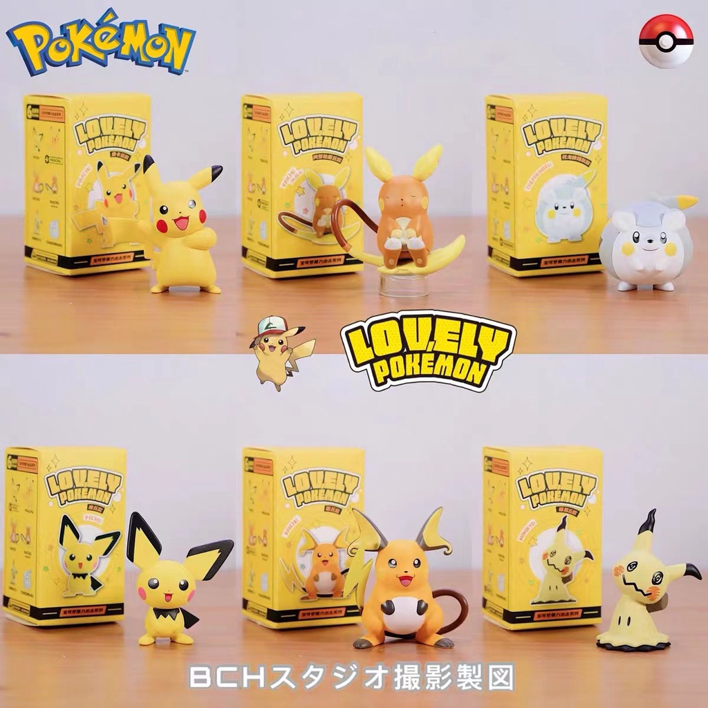 COLDPLAY-Pokemon Action Figure Decoration Trend Pikachu Model Hand ...