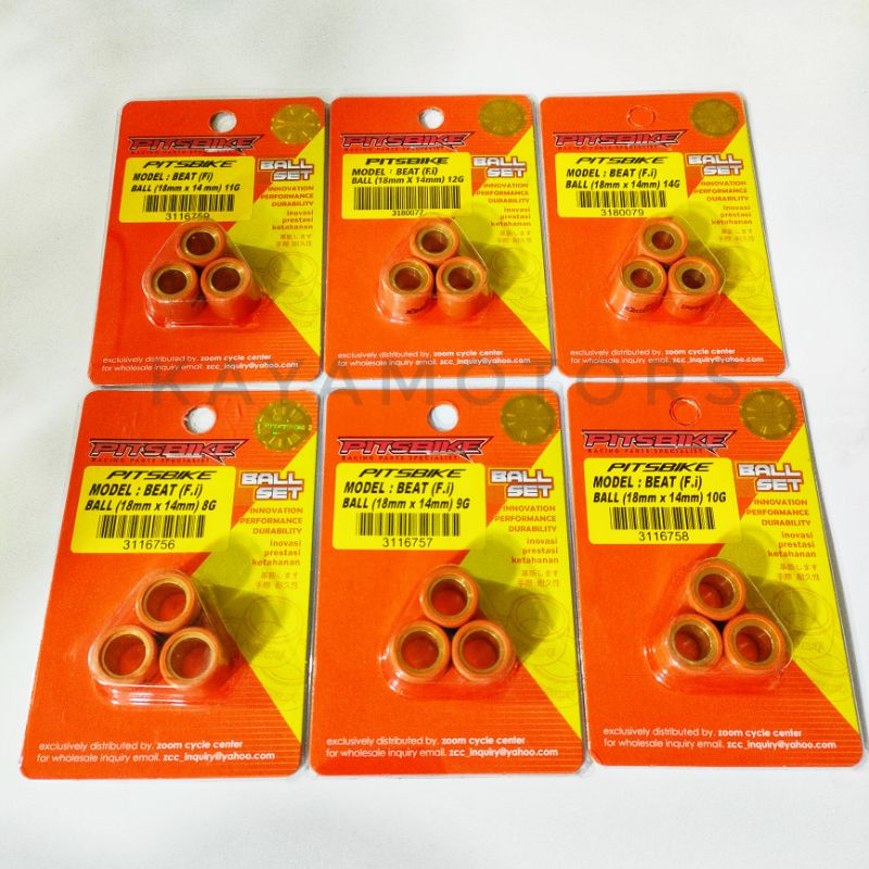 Pitsbike Fly ball Beat Fi 8g,9g,10g,11g,12g,13g,14g | Shopee Philippines