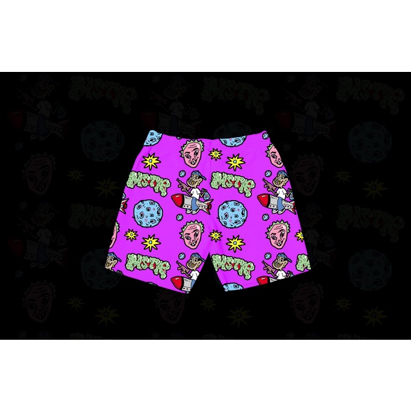 MSTR CO. - GOLD COLLECTION V2 "SPACE OUT" Mesh Short (Violet) | Shopee ...