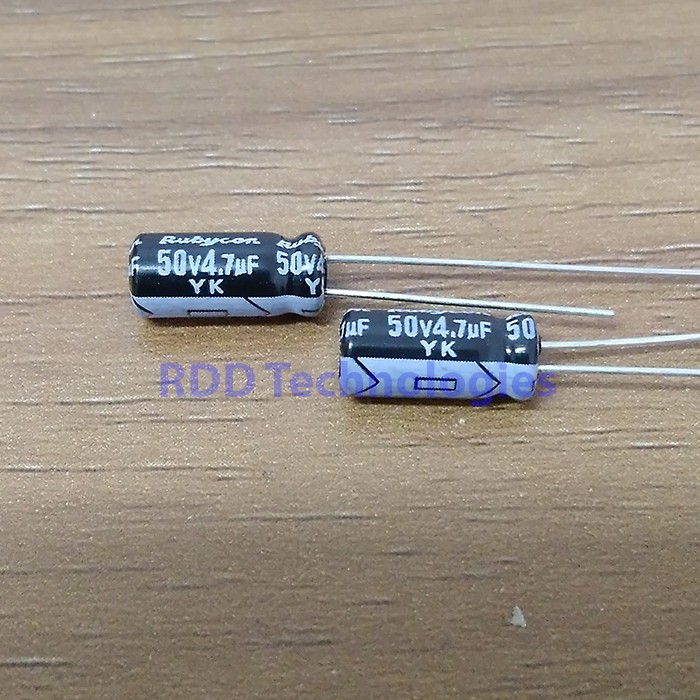 Capacitor 4.7UF/50V Rubycon | Shopee Philippines