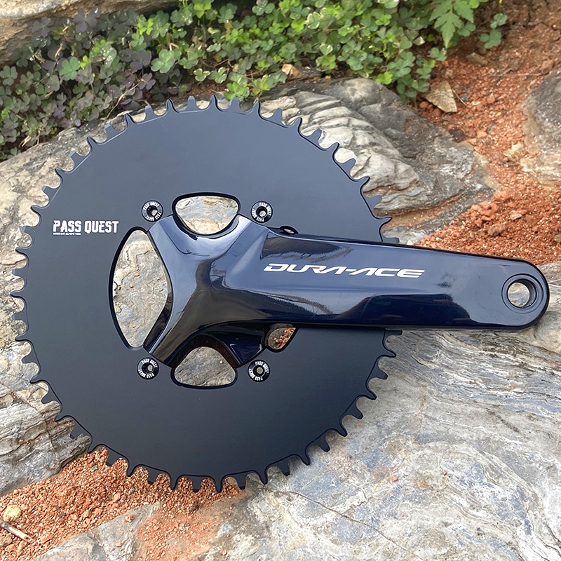 PASS QUEST R7000/R8000/DA9100 Round Road Bike Chain Crankshaft Closed ...