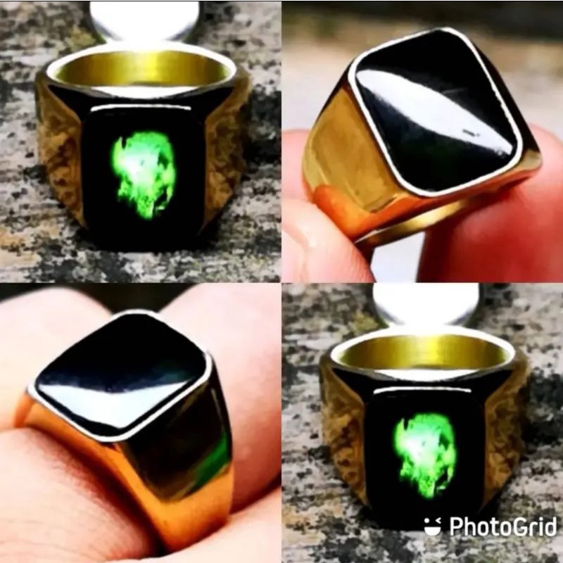HITAM Original Ring Black Stone j4d3 Good Box | Shopee Philippines
