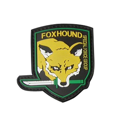 Metal Gear Solid Foxhound Emblem Patch Fox Hound Uniform Patch Badge ...