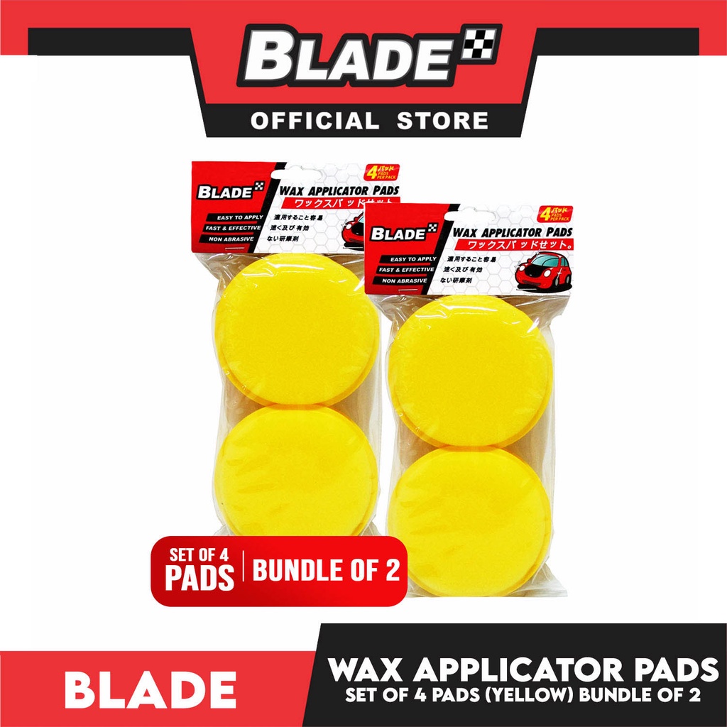 2pcs Blade Wax Applicator Pad Set of 4 (Yellow) | Shopee Philippines