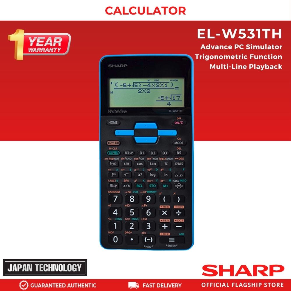 Sharp Scientific Calculator EL-W531TH | Shopee Philippines