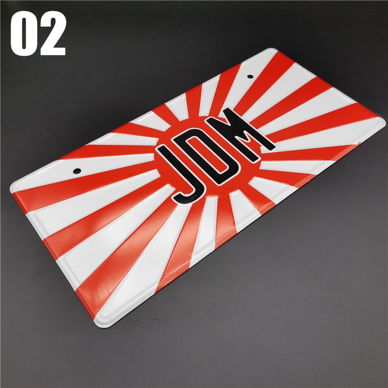 Universal Japanese License Plate Aluminum Racing Car Personality ...
