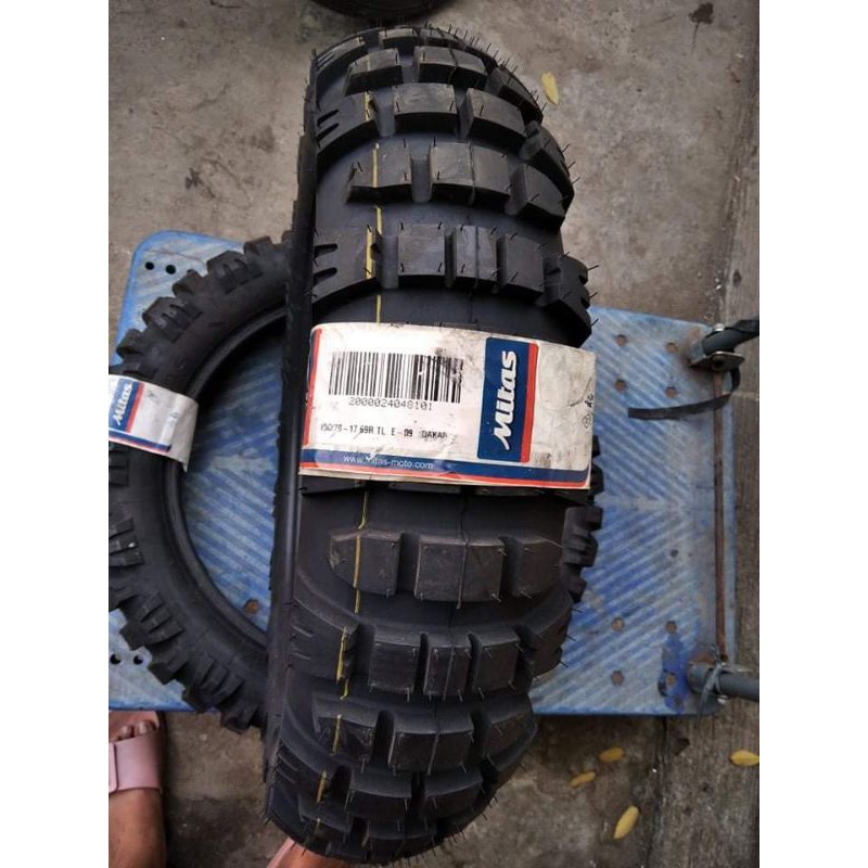 120/90-17 and 150/70-17 Enduro / knobby (MITAS) E-09 1set | Shopee ...