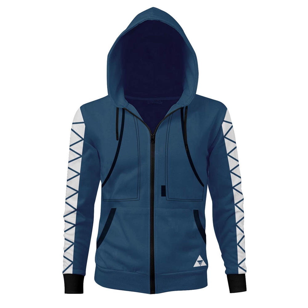 Twisted-Wonderland Cosplay Hoodie Hercules Idia Shroud Jacket Zip Up ...
