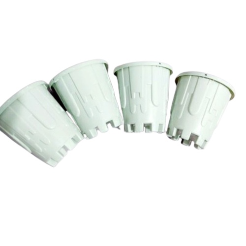 Tall White Pot Pots Outdoor Indoor Medium Elegant 4 Pcs | Shopee ...