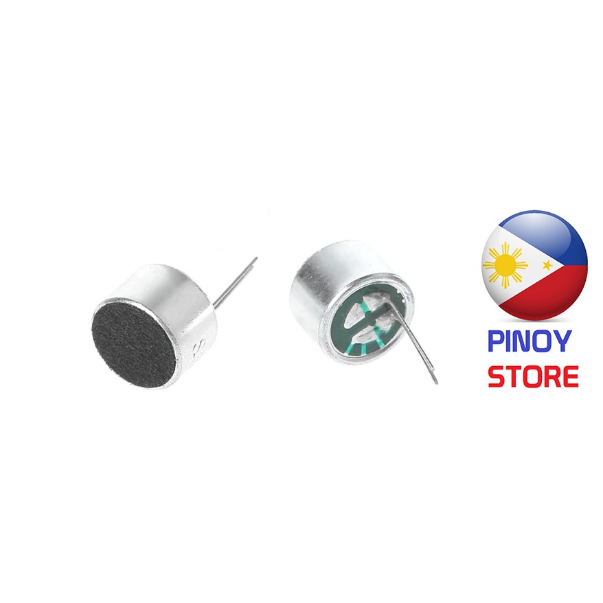 Electret Mic Microphone Condenser Mic 10mm diameter 9767 Mic 10x7mm ...