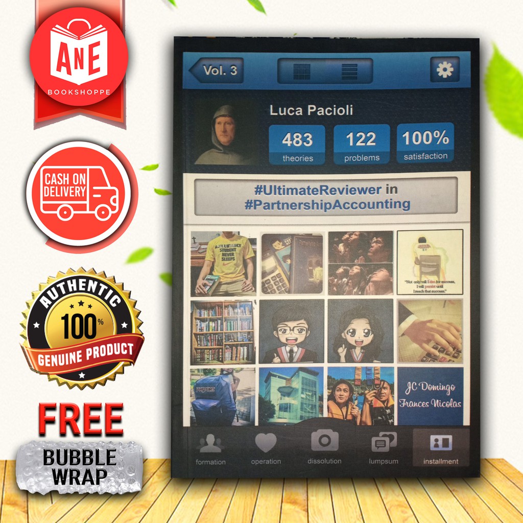 AUTHENTIC ULTIMATE REVIEWER IN PARTNERSHIP ACCOUNTING VOLUME 3 Domingo | Shopee Philippines