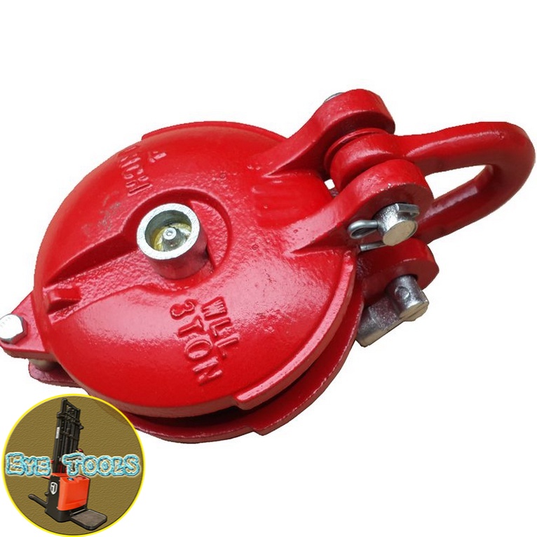 Snatch Block with Shackle Marine Lifting Pulley Hanging Cable Wire ...
