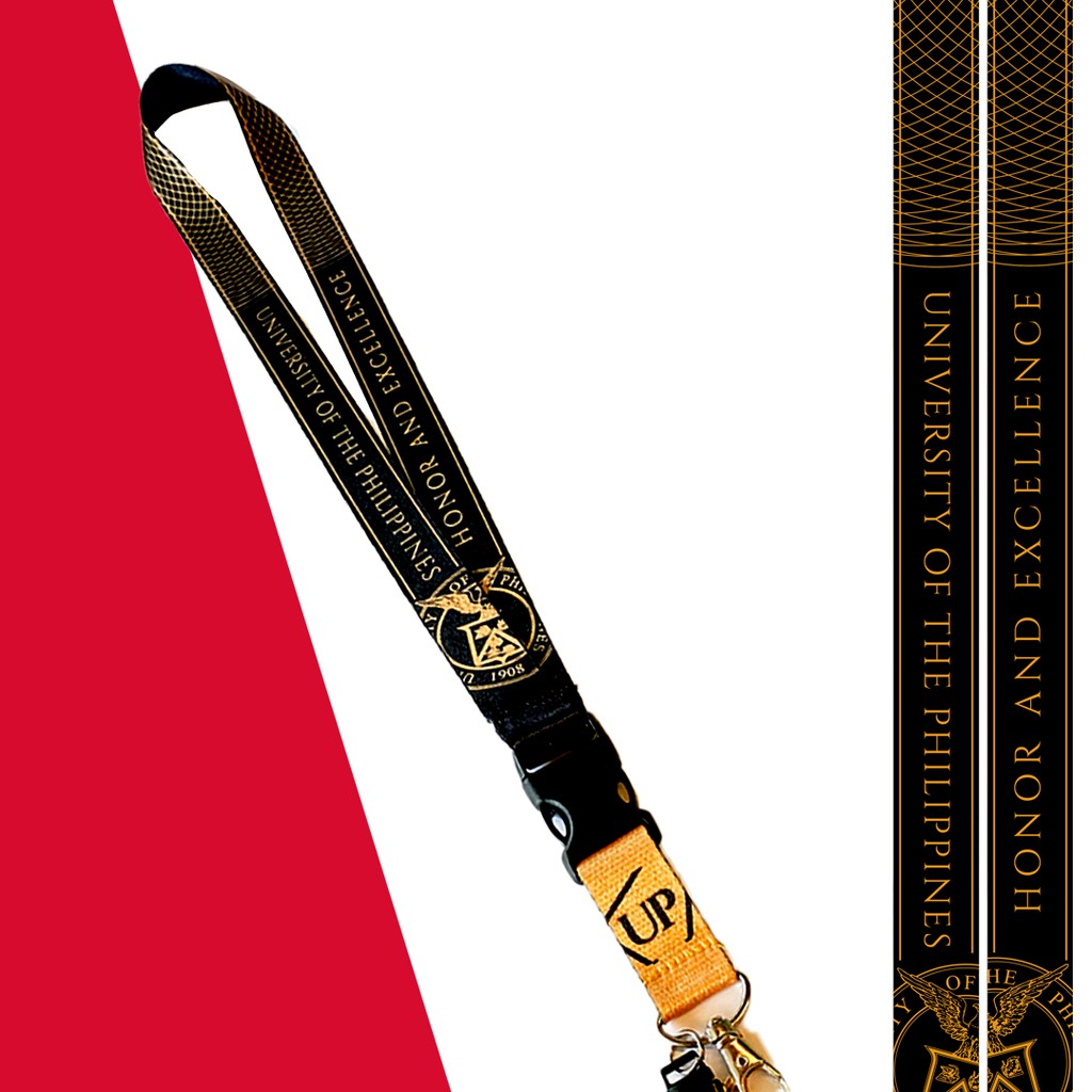 UPBEAT-University of the Philippines-UP Black Lanyard | Shopee Philippines