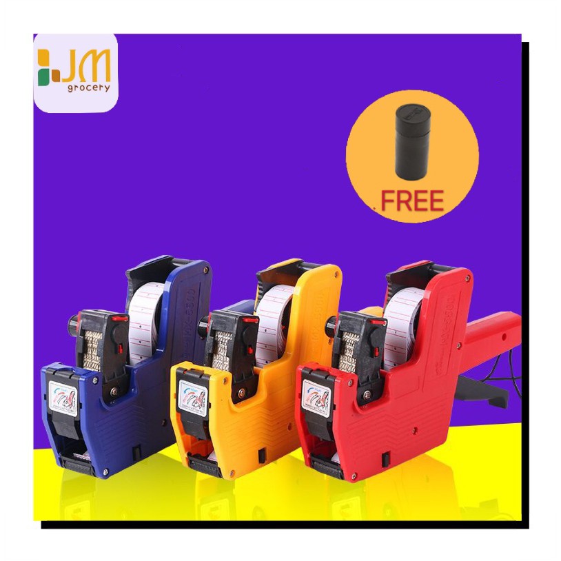 JM-Price tag Gun 8-Digit Price Tagger Gun Price Labeler Price Gun Free ...