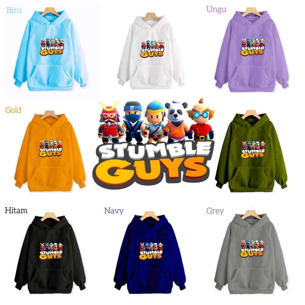 Stumble Guys Skin Boys Hoodie Sweater (SMLXL) | Shopee Philippines