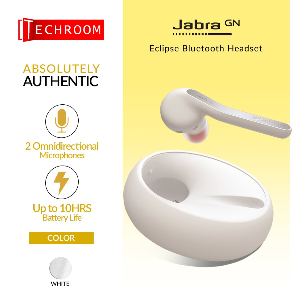 JABRA Eclipse Bluetooth Headset (Renamed to JABRA Talk 55) WHITE ...