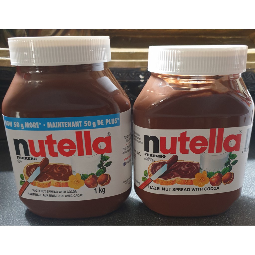 Ferrero Nutella Hazelnut Spread with Cocoa 900g /1kg | Shopee Philippines