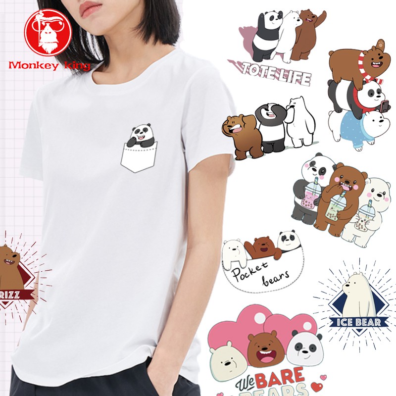 MONKEY KING ACac1 White tshirt for women korean fashion loose oversized ...