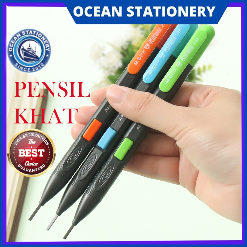 [OCEAN]Calligraphy Khat Mechanical Pencil 1.8mm Pencil Khat Mechanical ...