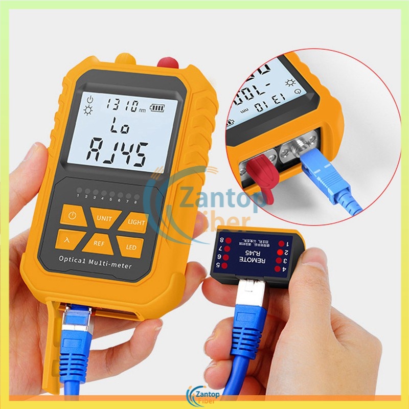 3 in1 Optical Power Meter OPM Visual Fault Locator VFL 5km LED Network ...