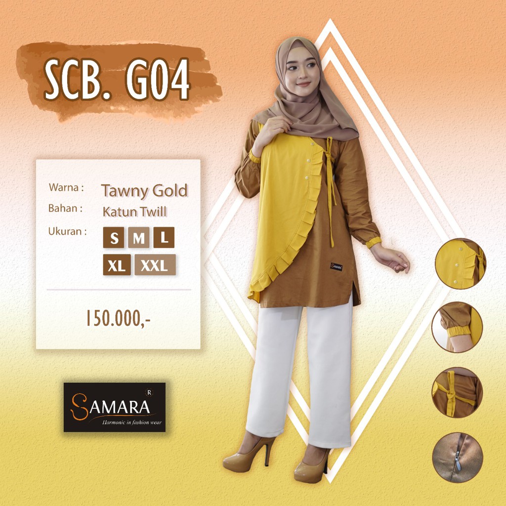 SAMARA SCB.G04 Girls / sarimbit gamis / couple gamis / family gamis ...