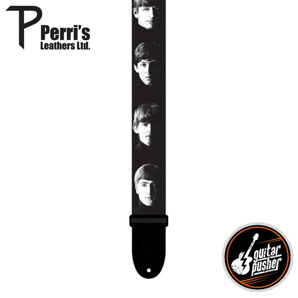 Perri's Leather Official Licensing The Beatles Portrait 2" Polyester ...