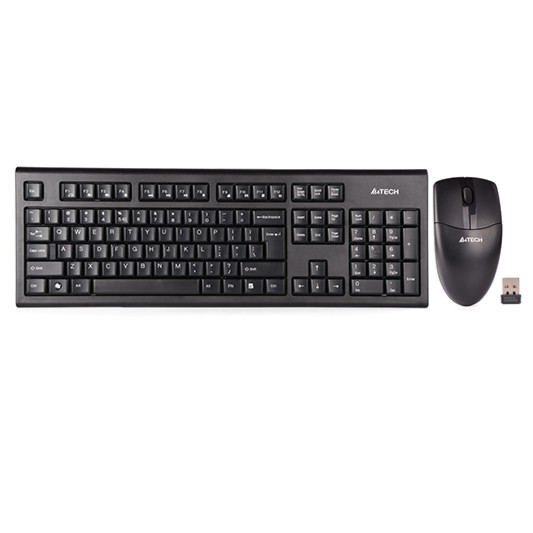 A4Tech 3100n Wireless Desktop Kb Plus Mouse Black | Shopee Philippines