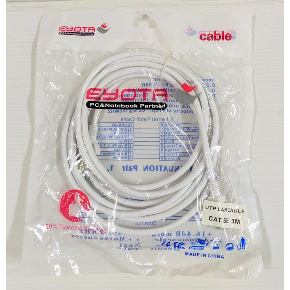 Lan cable utp 24awg awg patch rj45 ready to be installed utp cable ...