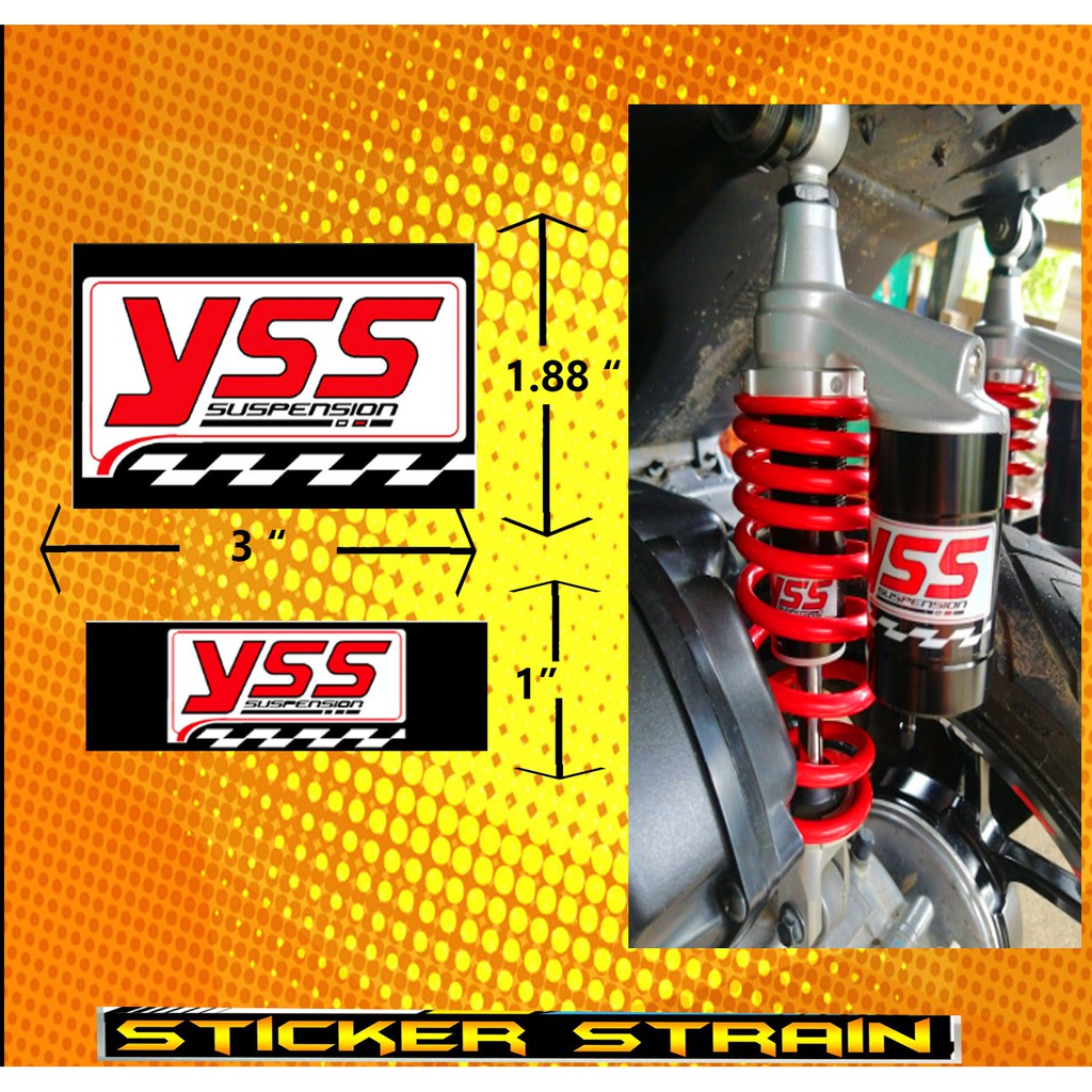 Sticker for Shocks Vinyl Decals Waterproof | Shopee Philippines