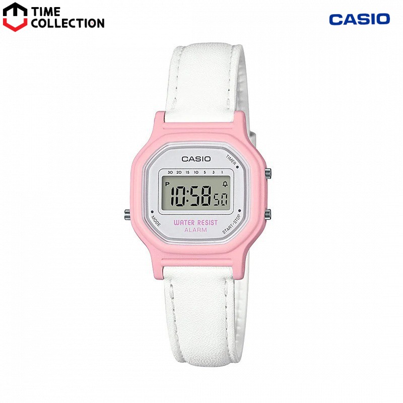 Casio LA-11WL-4AVDF Digital Leather Strap Watch For Women | Shopee Philippines