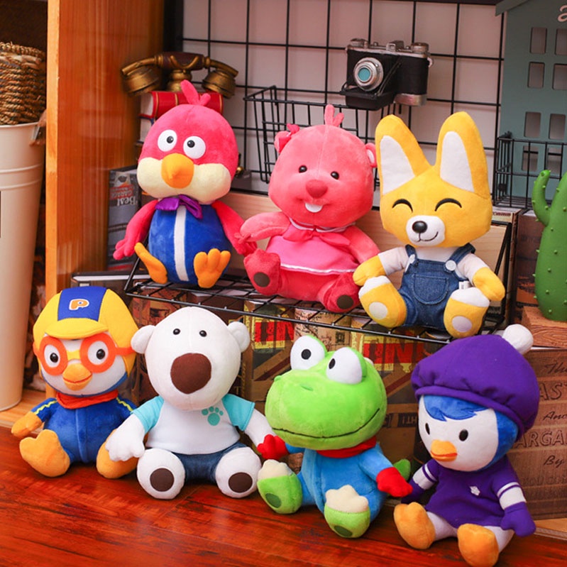 Korea Cartoon Pororo Stuffed Plushie Toys Little Penguin Petty Eddy ...