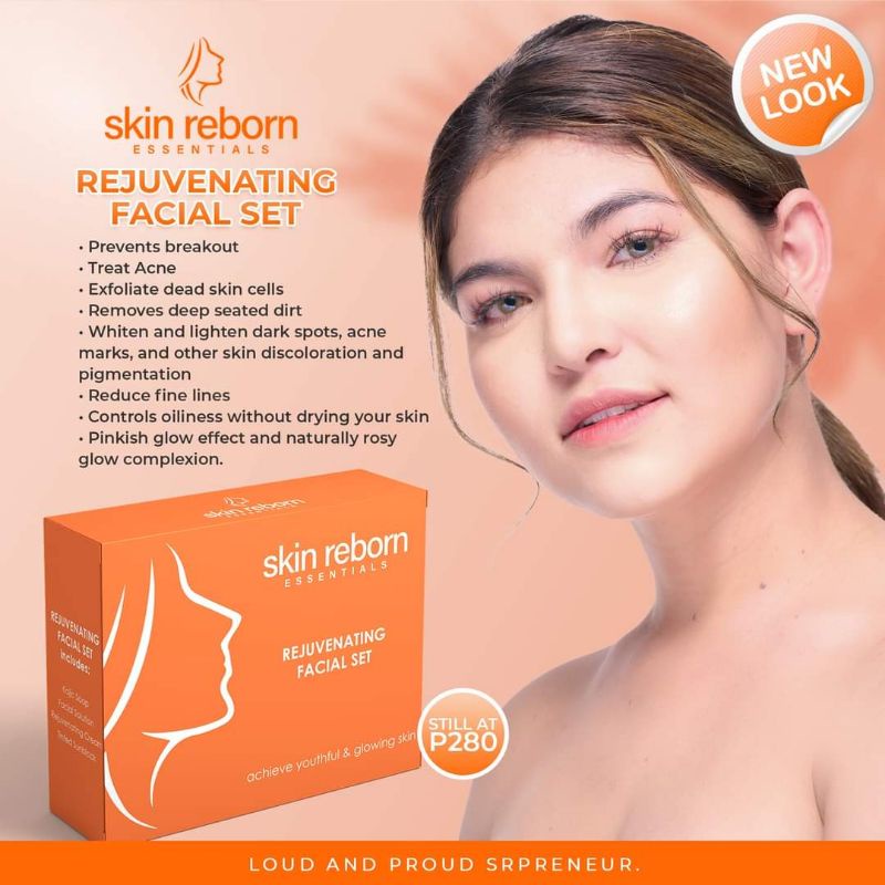 Authentic Skin Reborn Rejuvenating Facial set (New Packaging) | Shopee ...
