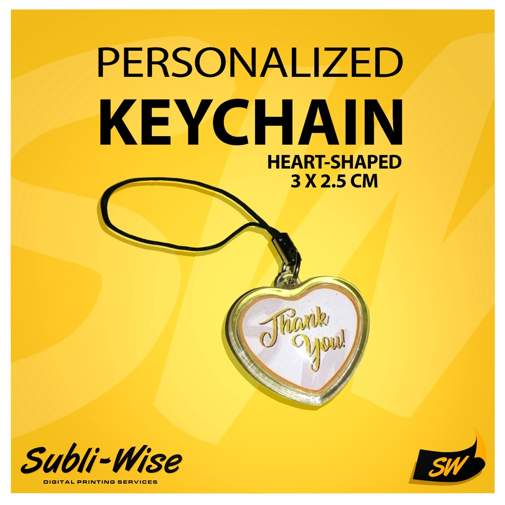 Personalized KEYCHAINS (acrylic-photo-insert) | Shopee Philippines
