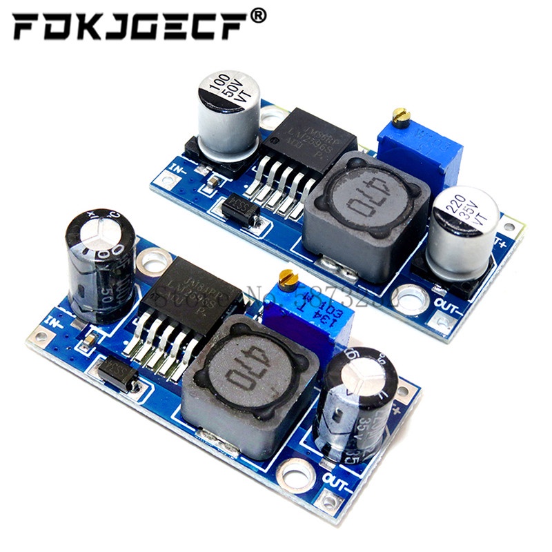 LM2596 DC-DC Step Down Converter Module 3A adjustable step down module LM2596S-ADJ voltage ...