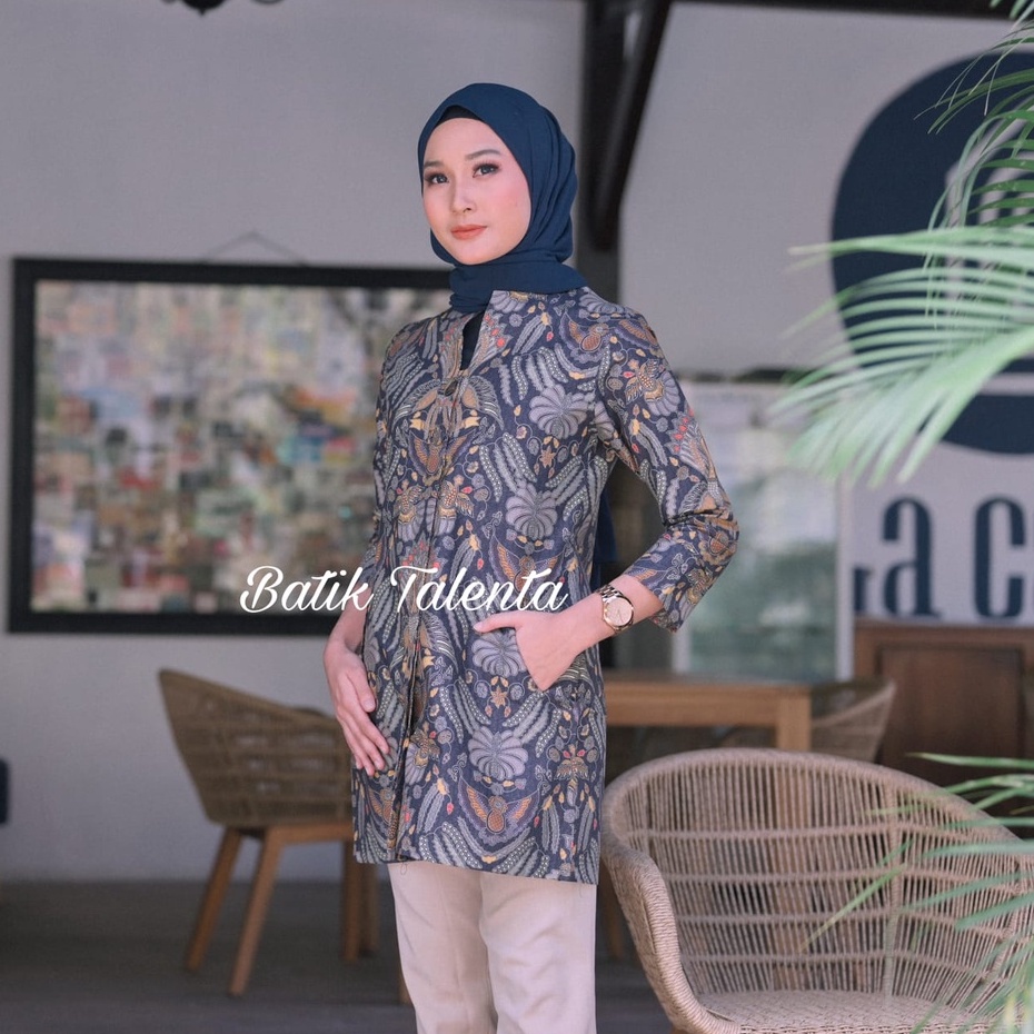 Women's Batik Tops - Batik Blouses - Work Batik Blouses - Batik Tops ...