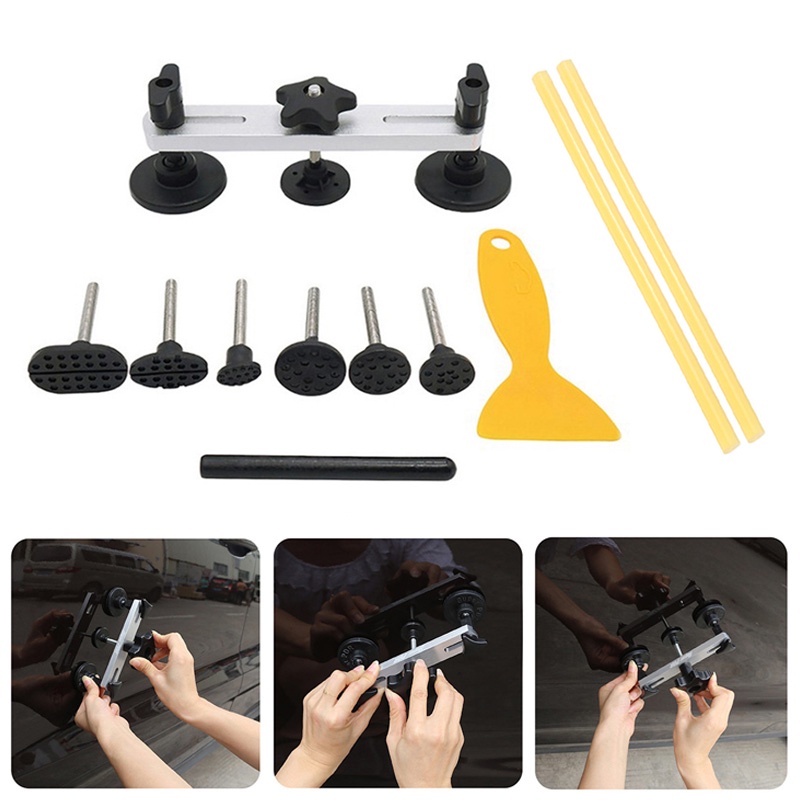 Car Paintless Dent Repair Hand Tool Kit Set Instrument Car Body Hail ...