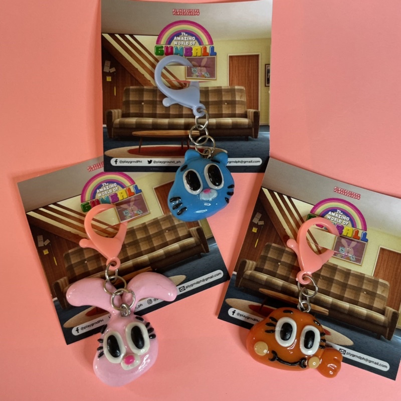 Amazing World of Gumball Keychain by Playground PH | Shopee Philippines