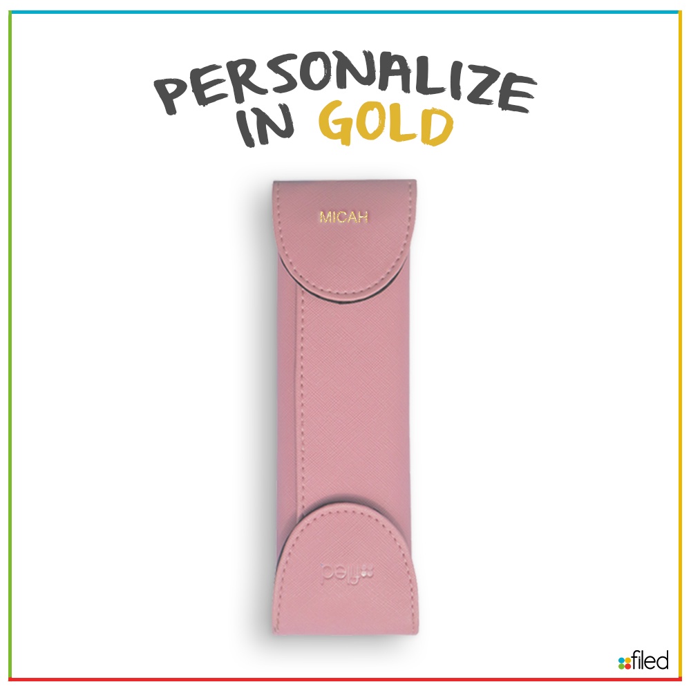 Filed Pen Wrapper III Slim Magnetic Leatherette Pencil Case | Shopee ...