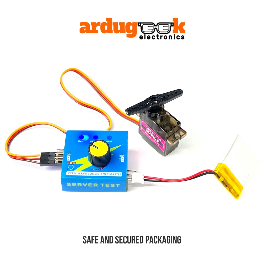 3CH 3 Channel 5V Servo ESC Tester Module Arduino PWM Digital Servo RC ...