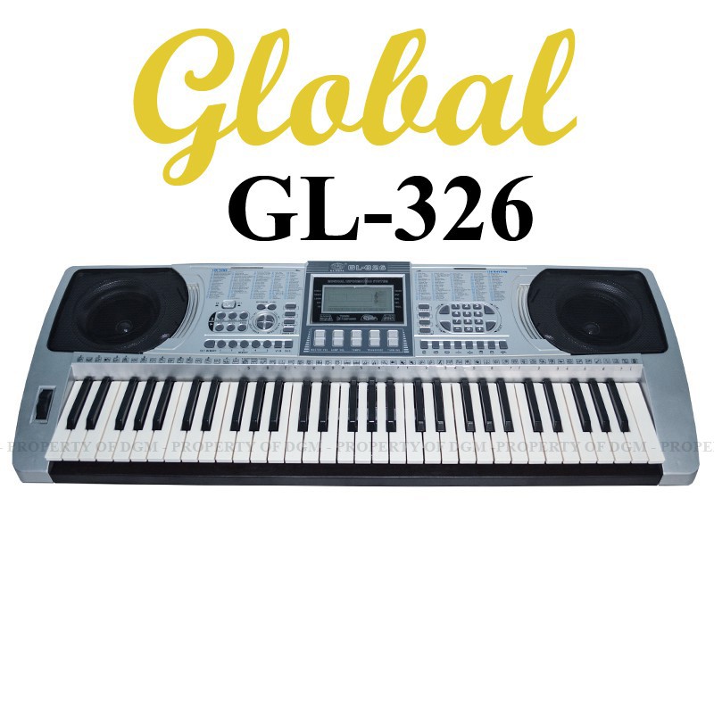 61 Keys Electronic Keyboard Global GL-326-ᴅɢᴍꜱᴛᴏʀᴇ- | Shopee Philippines