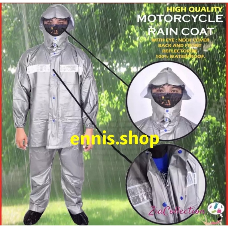 Titanium Kapote Vulcanized with reflector (free size) | Shopee Philippines