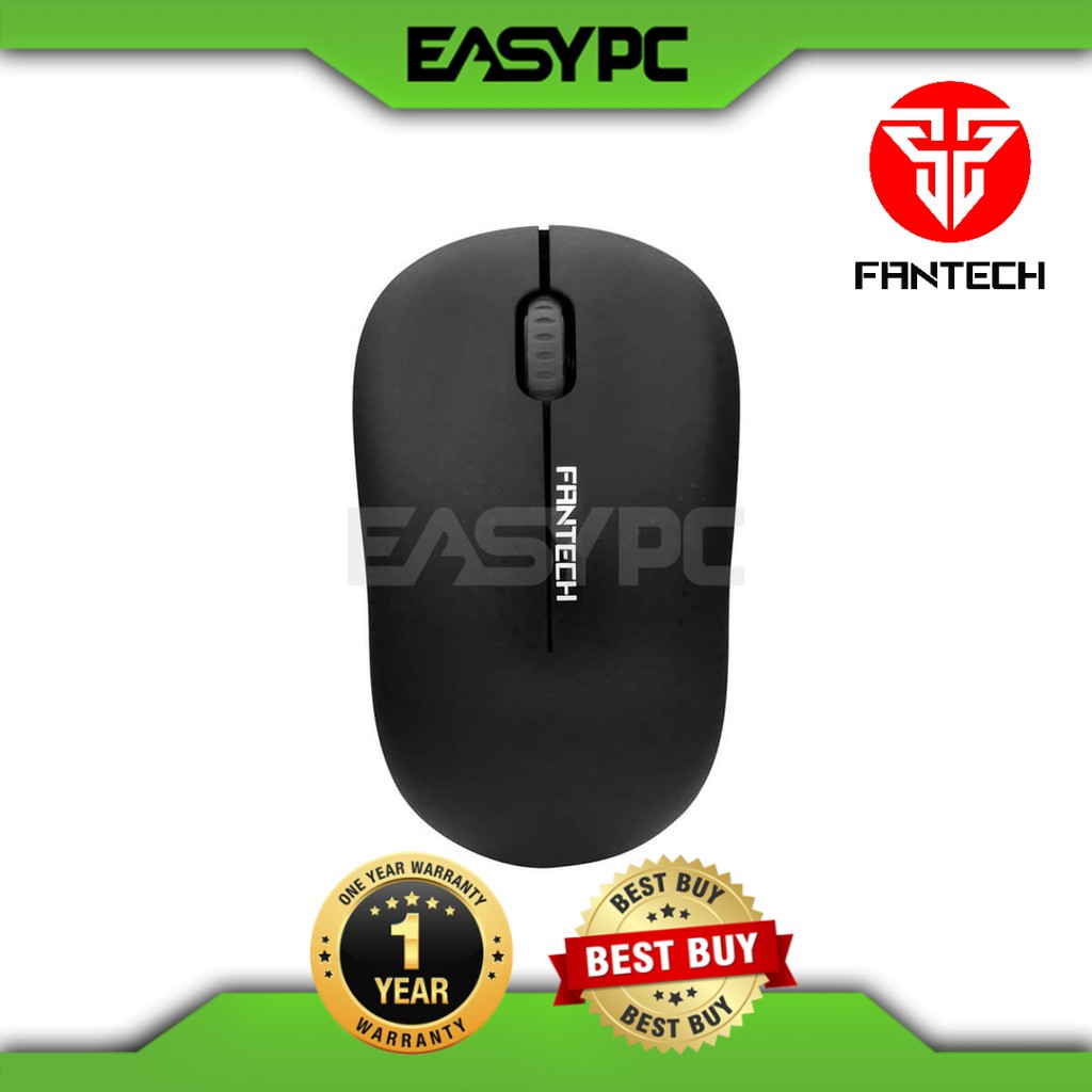 EasyPC | Fantech W188 Wireless Mouse Black,W188 Wireless Mouse Black ...