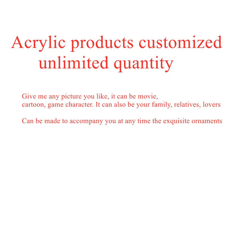 customized HD acrylic customization, animation, movies, photos | Shopee ...