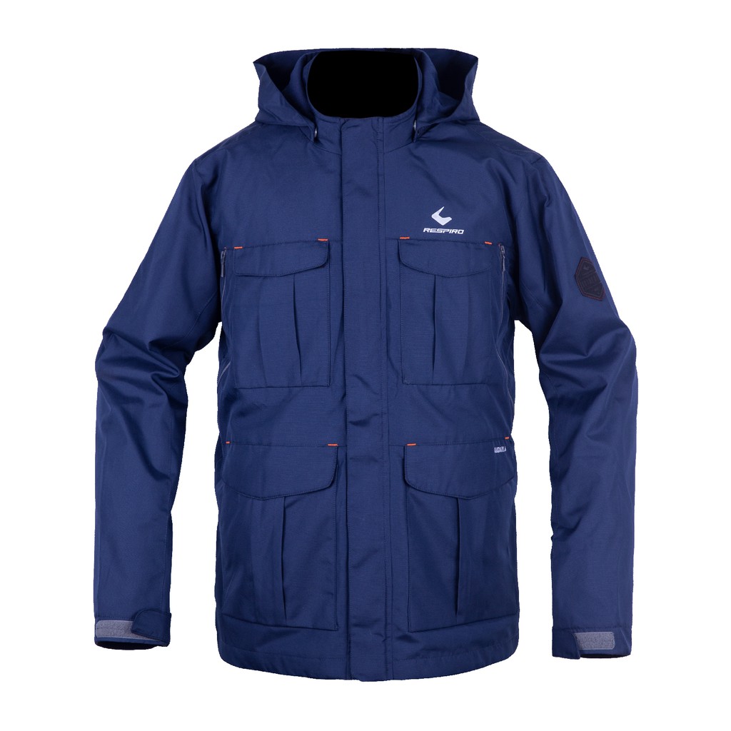 Alaska RESPIRO Hoodie Cargo Jacket R1 - Navy | Shopee Philippines