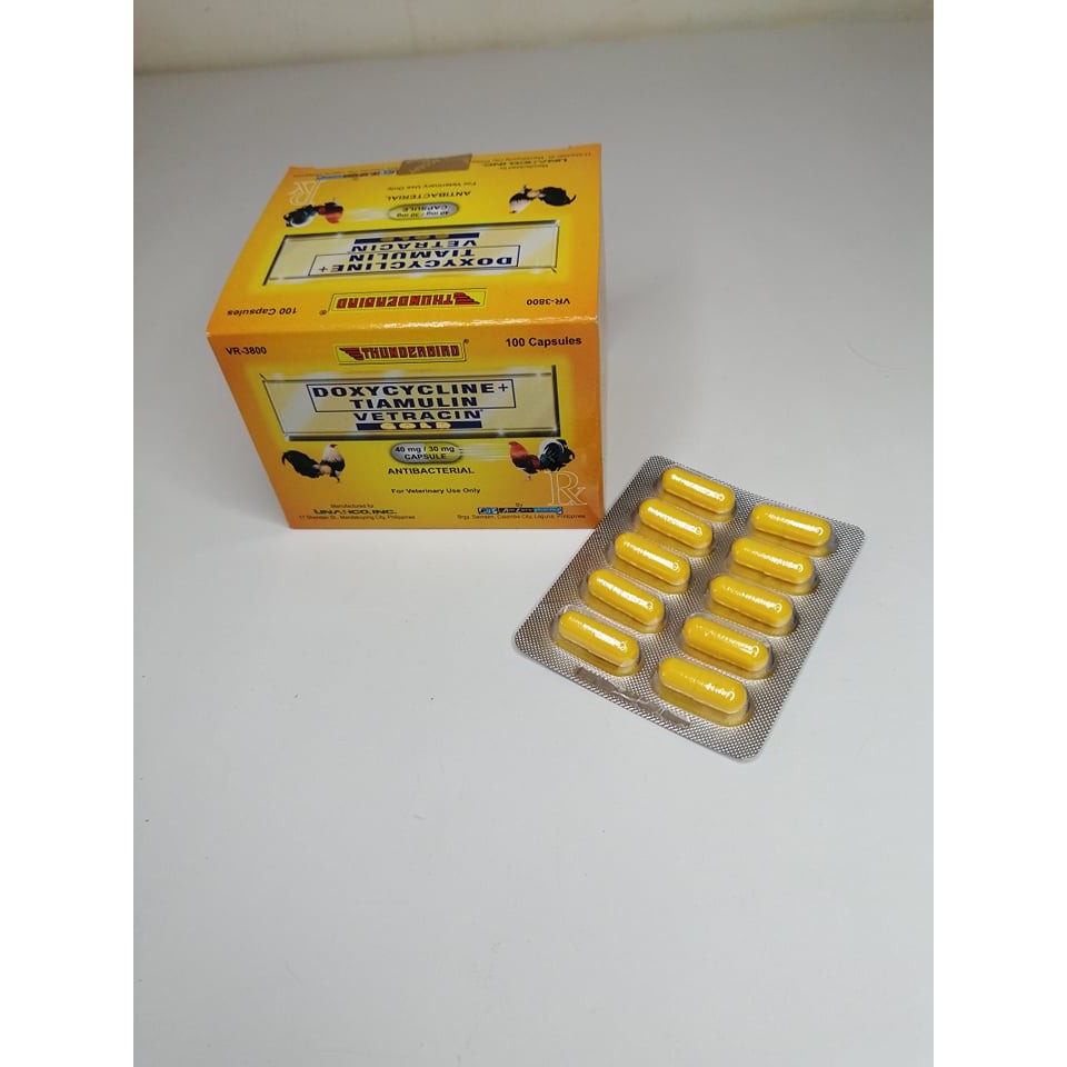 [AGRIVET] VETRACIN GOLD CAPSULE FOR GAMEFOWL/ Para sa manok panabong ...