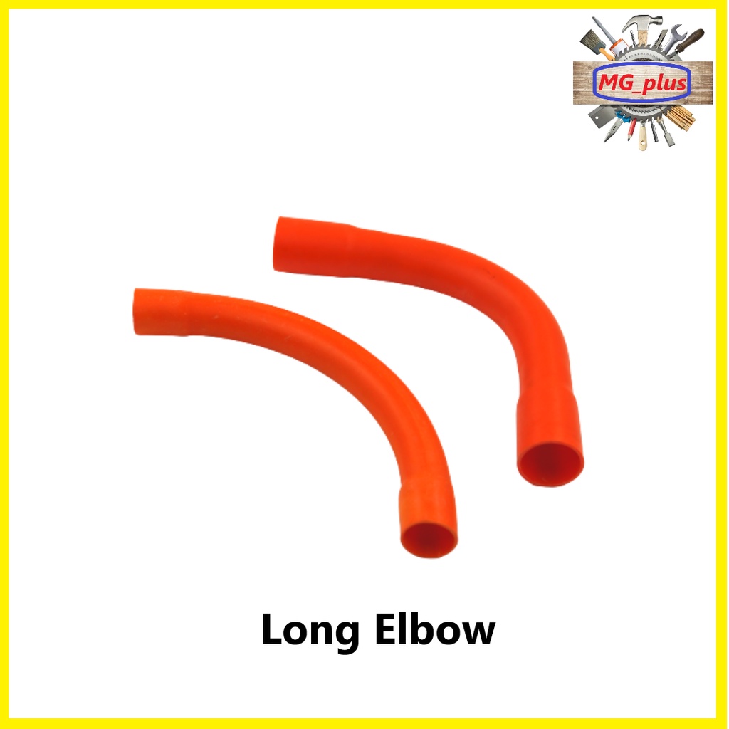PVC Conduit Elbow Short or Long 1/2 3/4 1 Orange Electrical Conduit ...